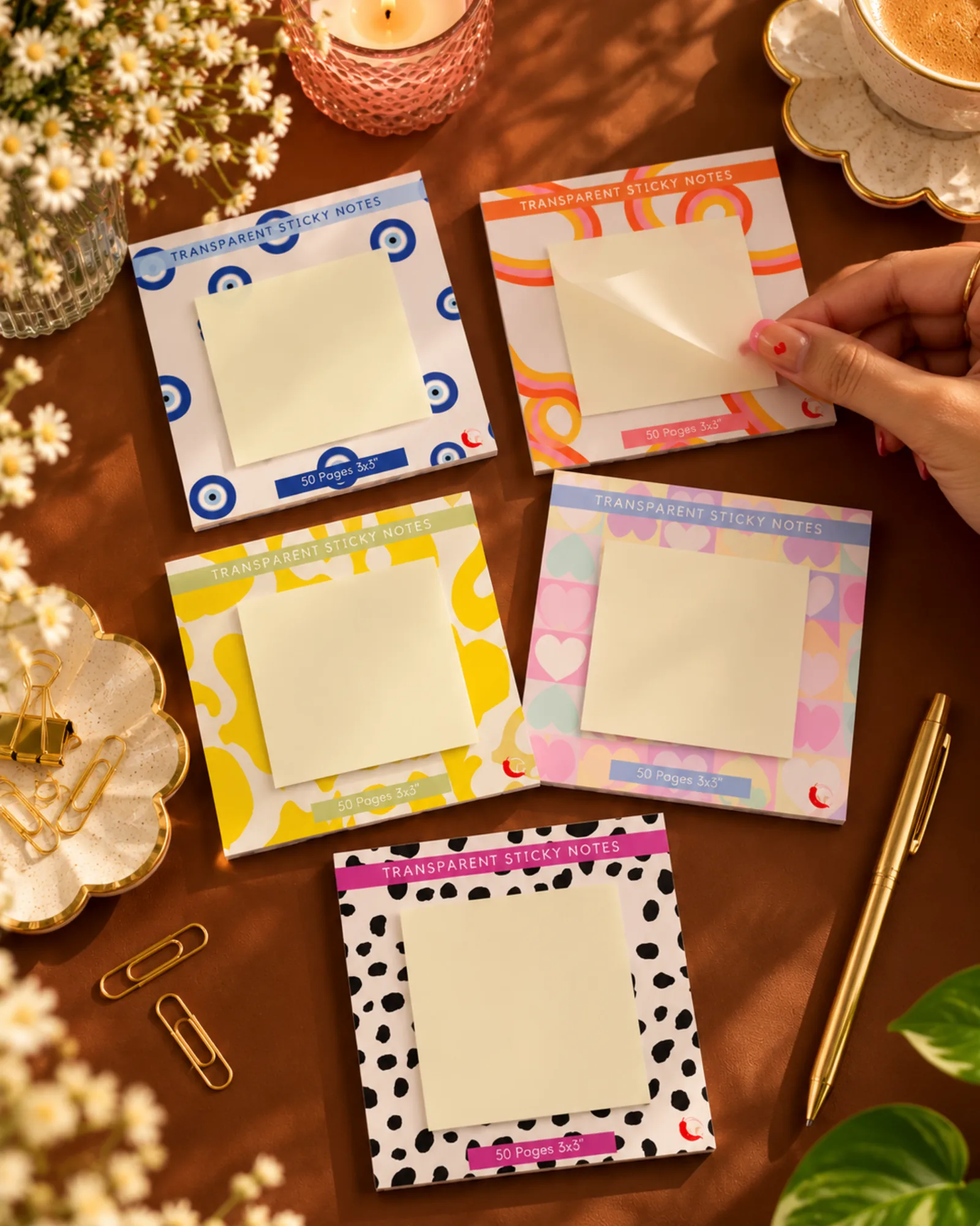 Transparent Sticky Notes | Paperica